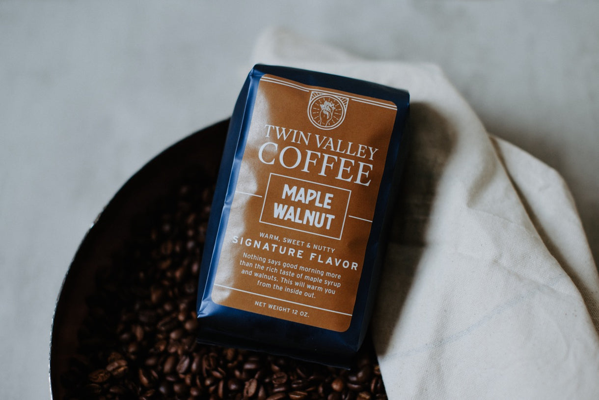 Maple Walnut Coffee Beans – Warm, Sweet & Nutty | Twin Valley Coffee